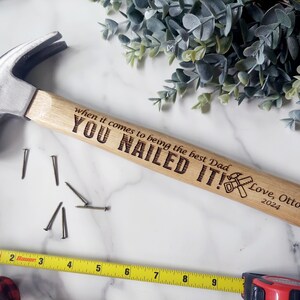 Personalized Hammer and Tape Measure Set, Engraved Hammer, Custom ...