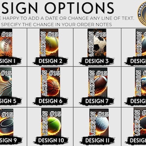 Sports Themed Bag Tag, Hockey Tag, Football, Baseketball, Name Tag ...