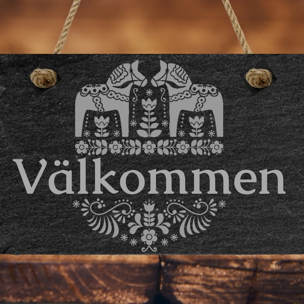 Velkommen Sign - Etsy