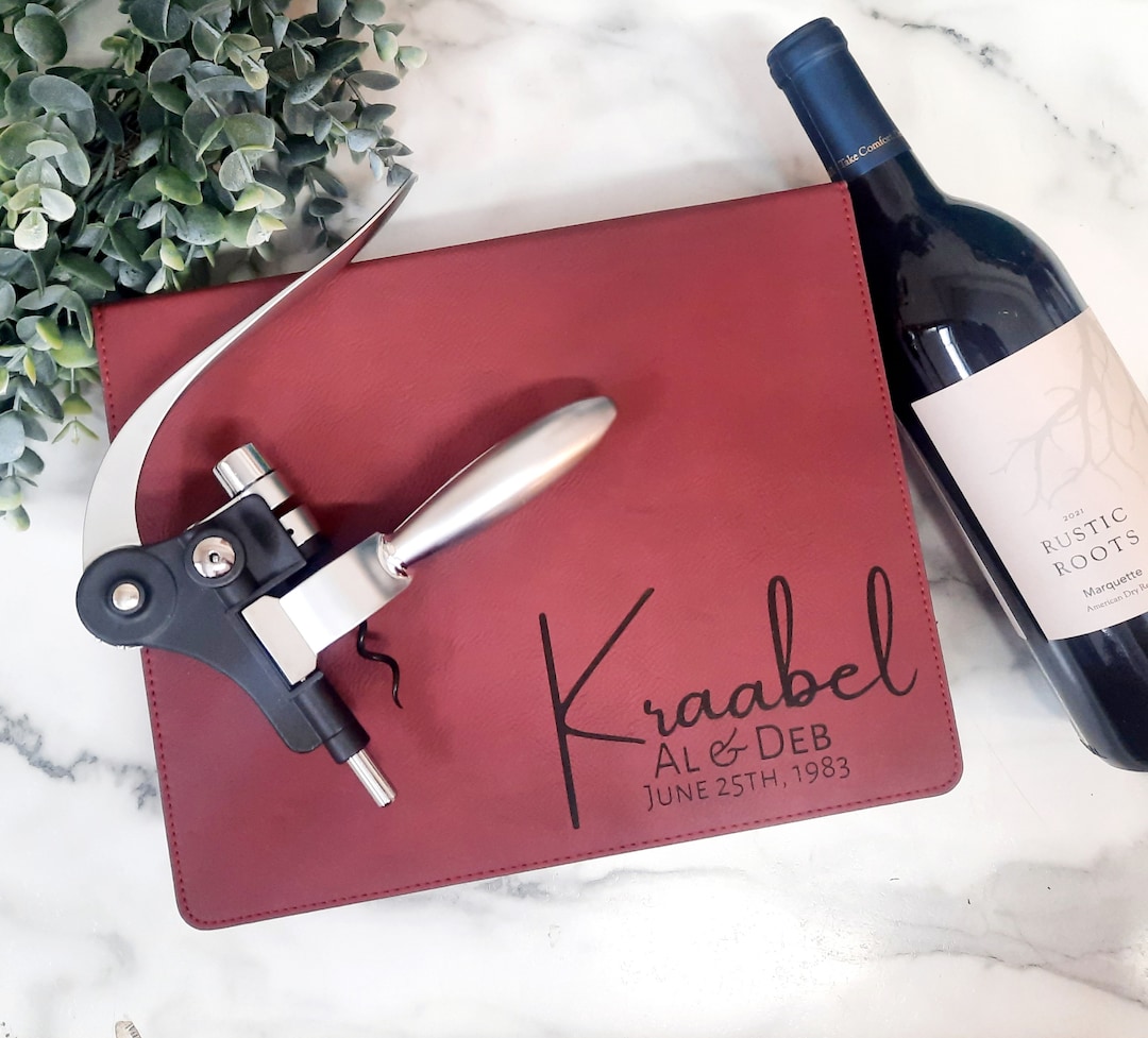 Personalized Wine Tool Set, Retirement Wine Gift, 6PC Wine Opener Set ...