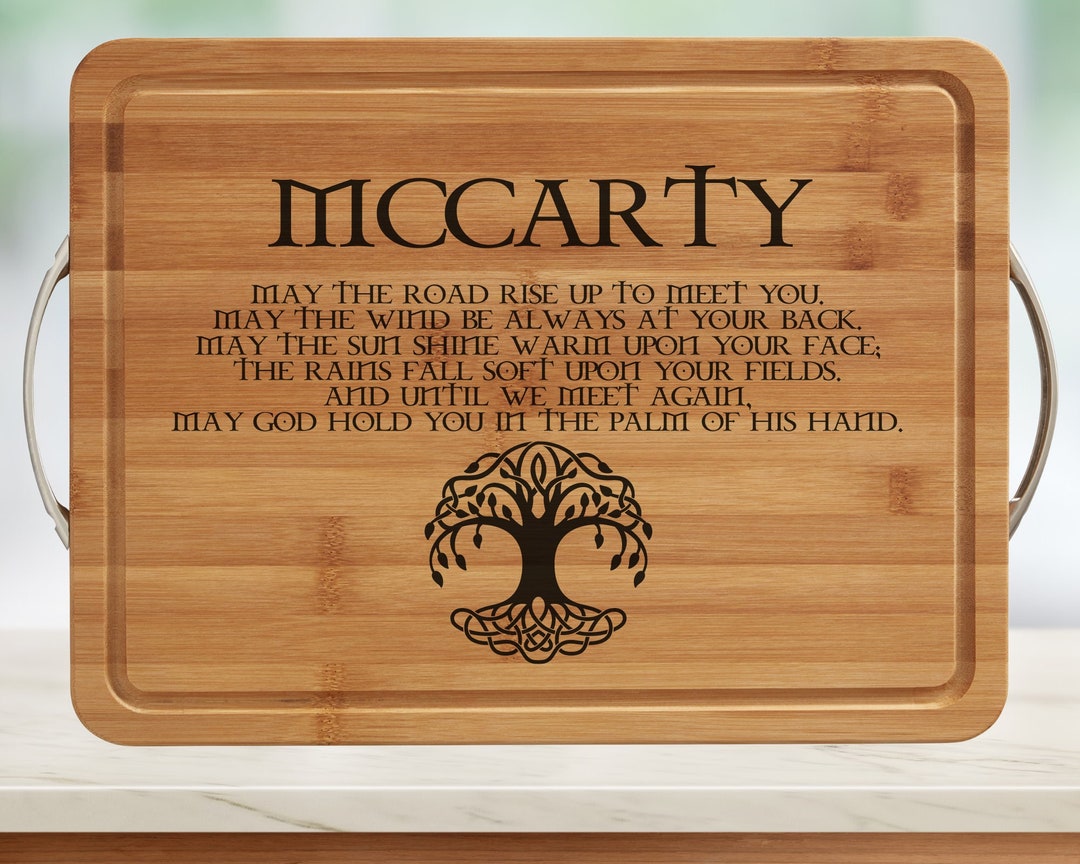 Irish Blessing Cutting Board, Irish Blessing Wedding Gift, Irish ...