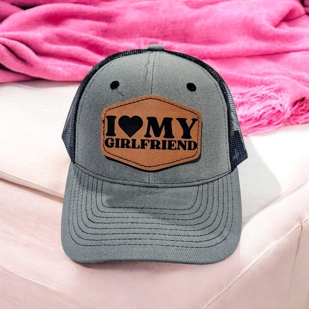 Custom 'I Love My Girlfriend' Hat, Unique Gift Any Occasion ...