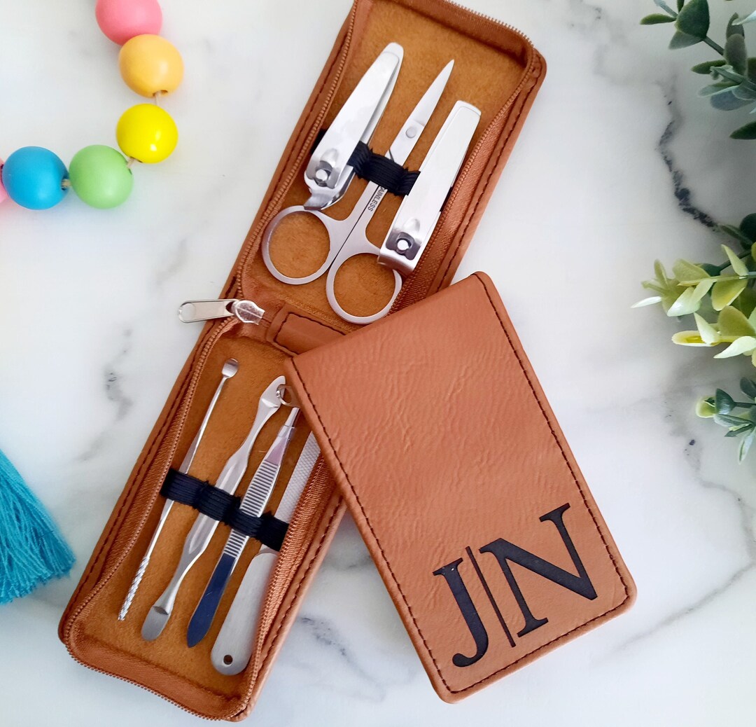 Personalized Manicure Set, Manicure Kit, Nails, Custom Grooming Set ...