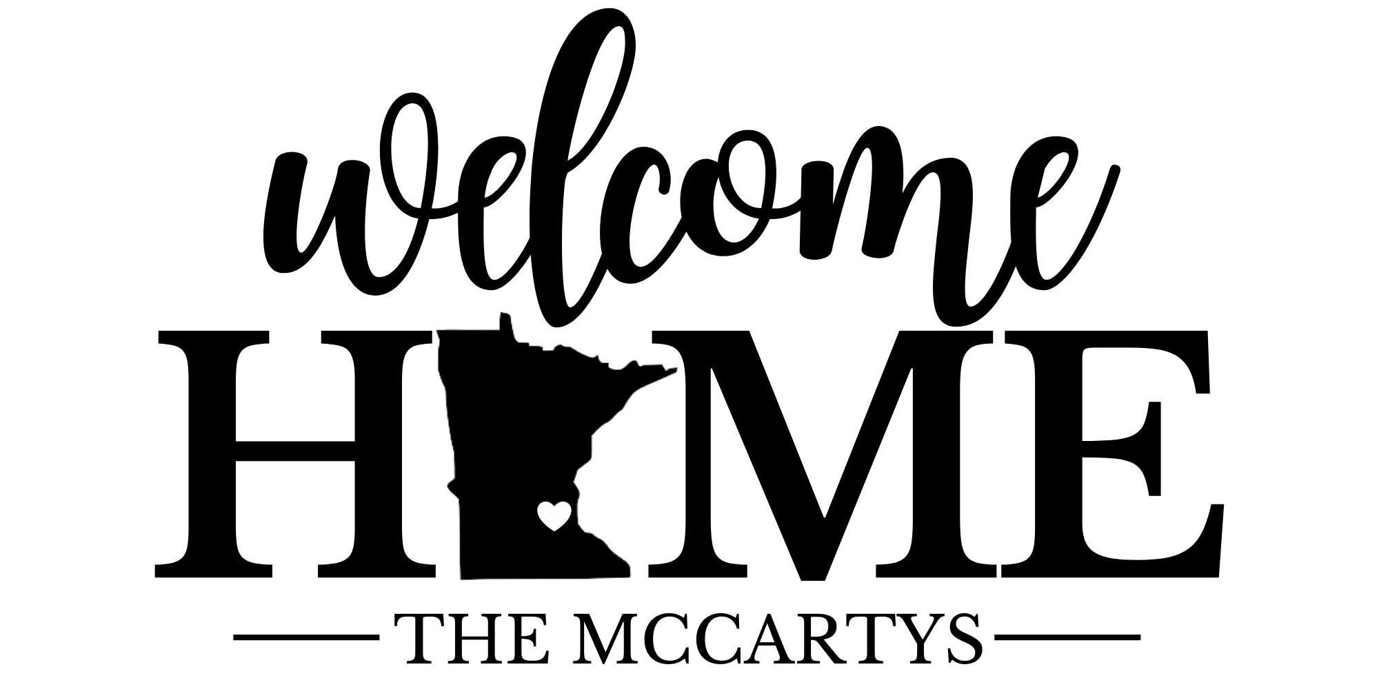 Welcome HOME Personalized Sign Choose Your Own State - Etsy