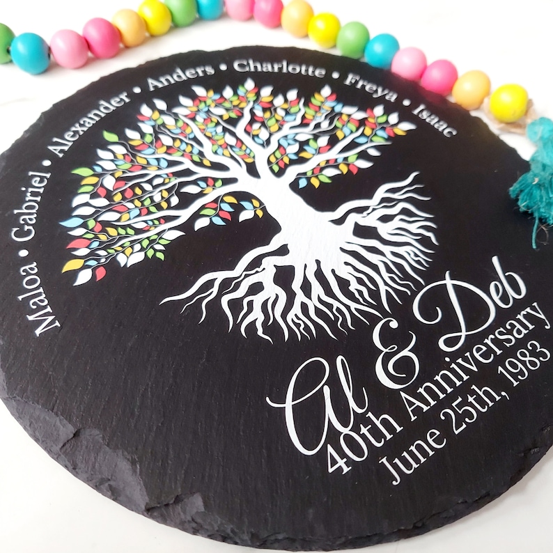 Personalized Anniversary Gift, Personalized Garden Stone, 10th ...