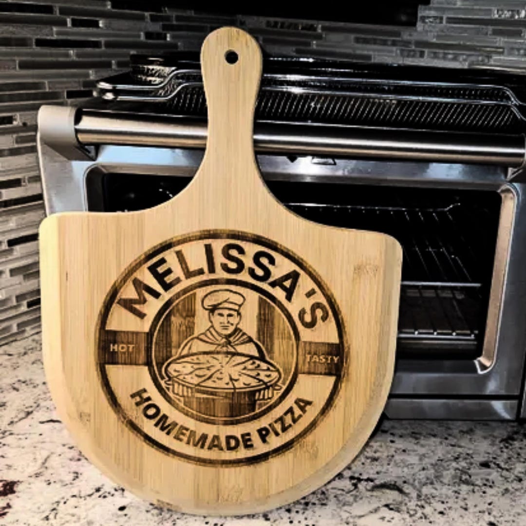 Personalized Pizza Peel, Engraved Pizza Paddle, Custom Pizza Board ...