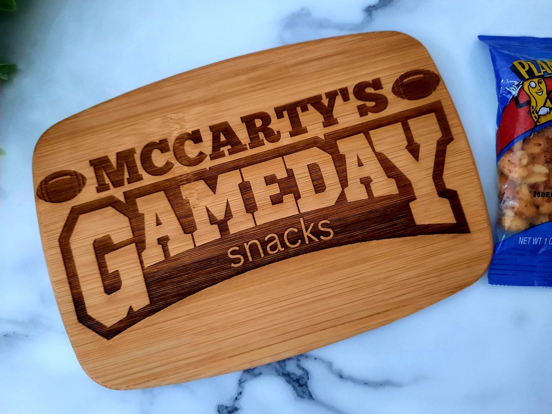 Gameday Serving Tray, Football Game Day Serving Board, College Gameday ...