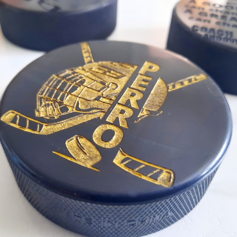 Custom Hockey Puck Name - Etsy
