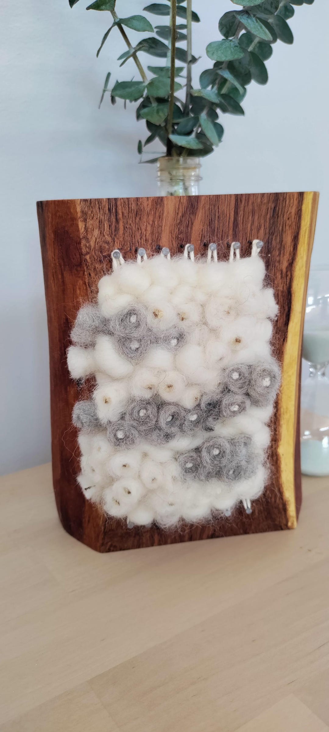 Mini Mesquite Block Weaving Fiber Art Loom Block Weaving Sculpture ...