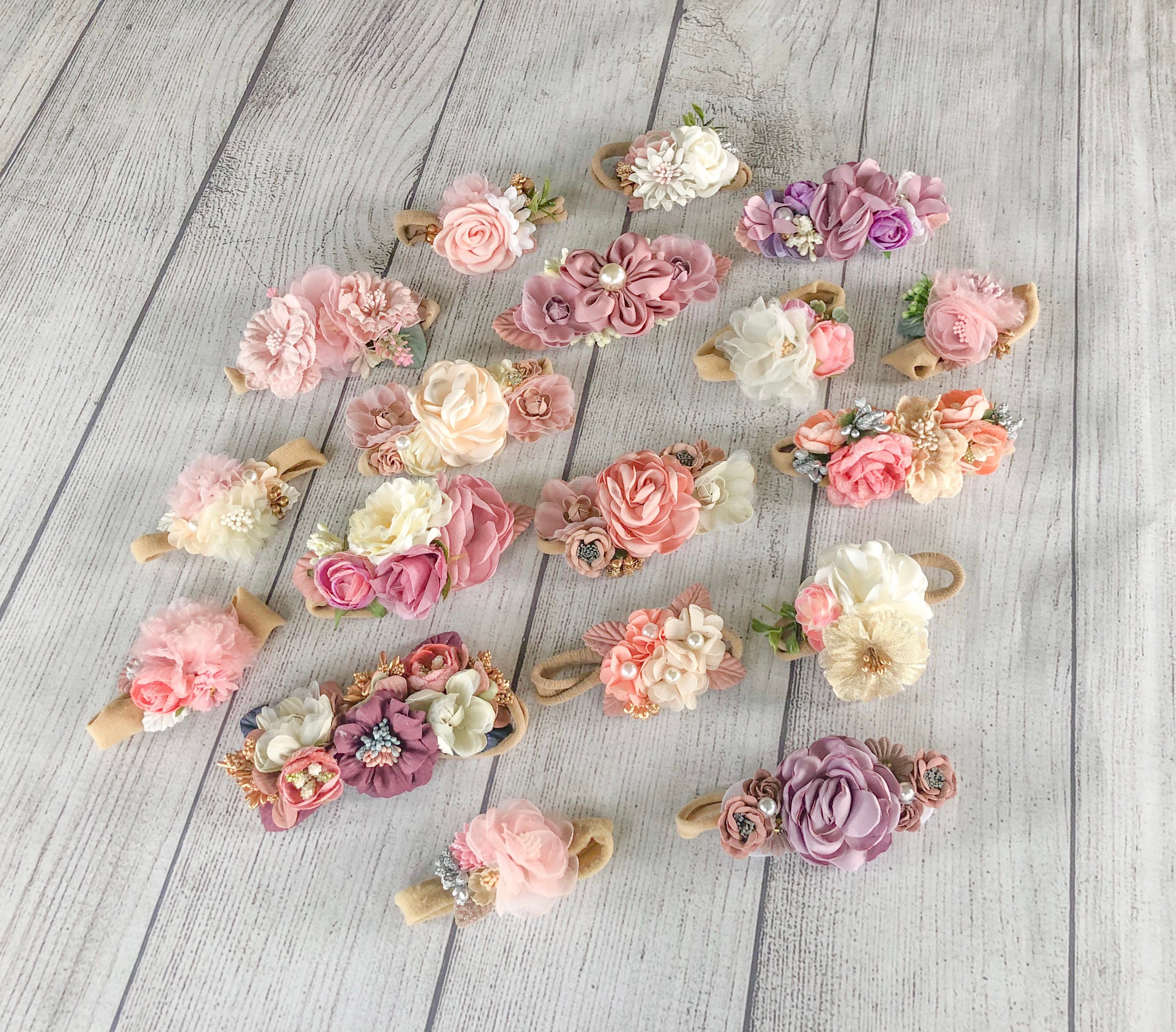 Gorgeous headbands for a lovely girl baby wreath infant | Etsy