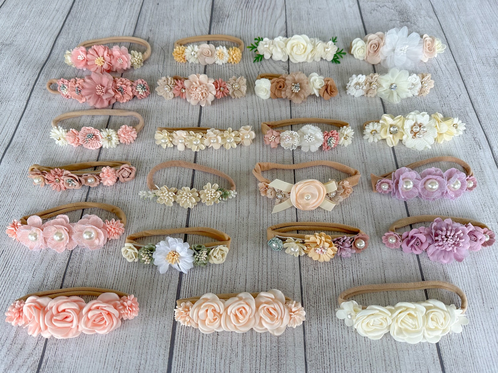 Gorgeous Headbands for a Lovely Girl, Baby Wreath, Infant Headband ...