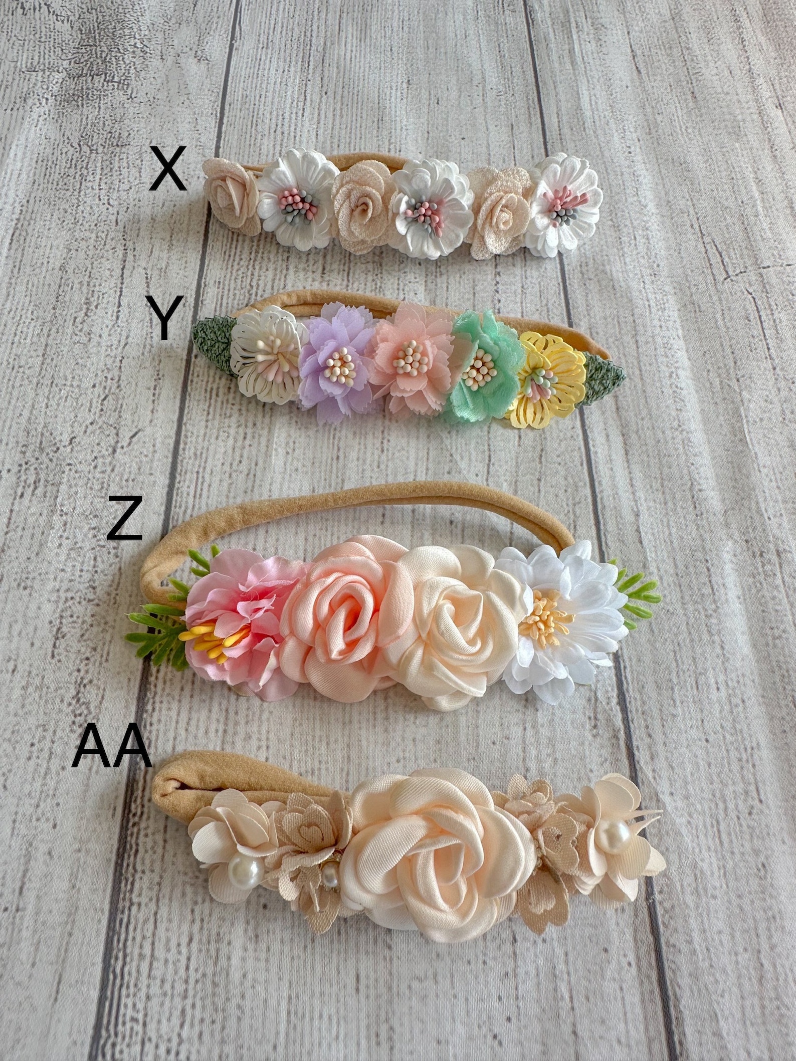 Gorgeous Headbands for a Lovely Girl, Baby Wreath, Infant Headband ...