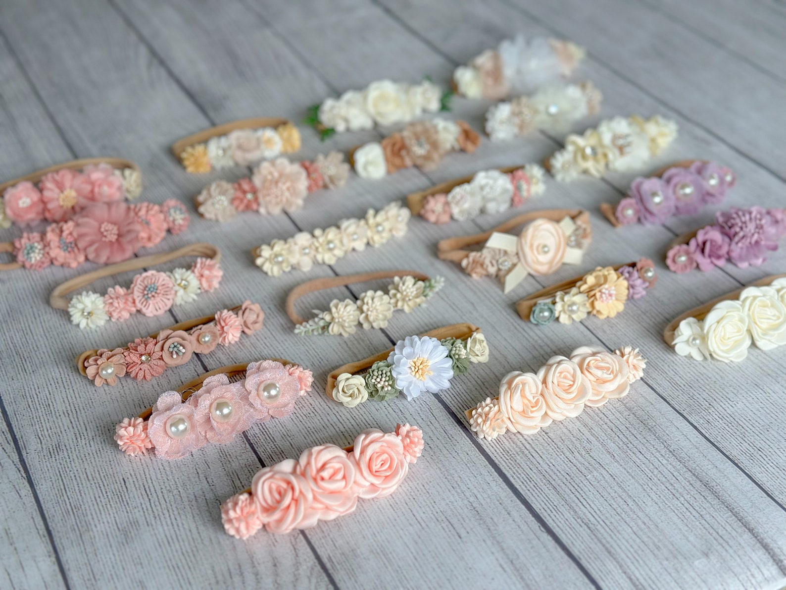 Gorgeous Headbands for a Lovely Girl, Baby Wreath, Infant Headband ...