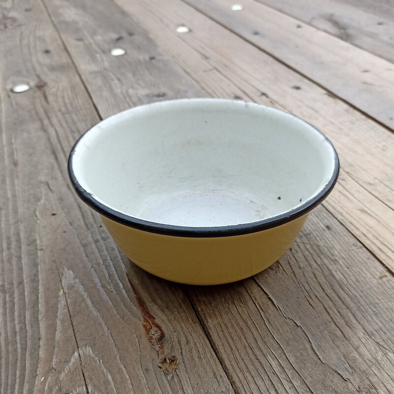 Enamel Bowl - Etsy