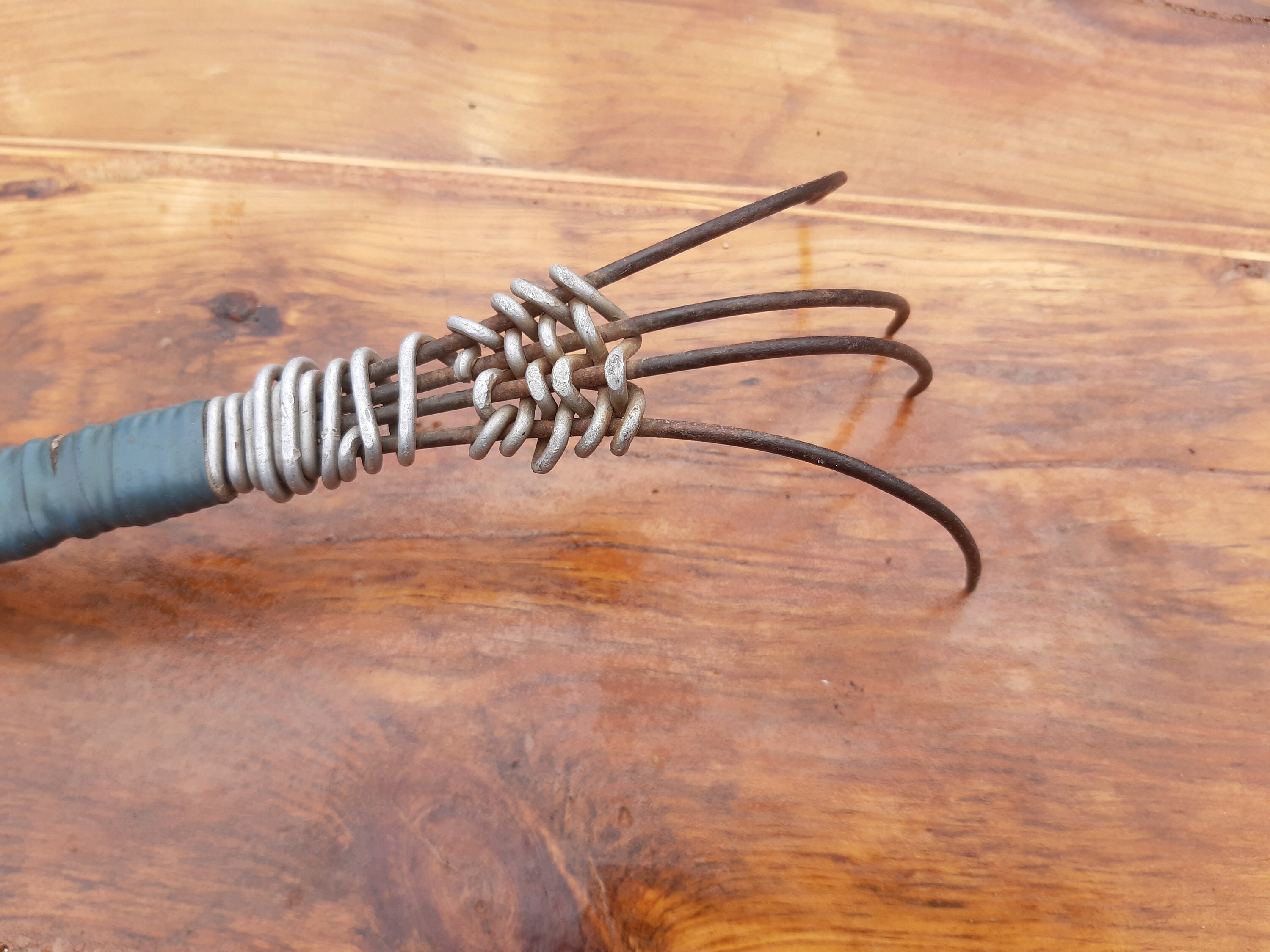 Vintage Handmade Metal Hand Garden Claw Rusty Metal Hoe - Etsy