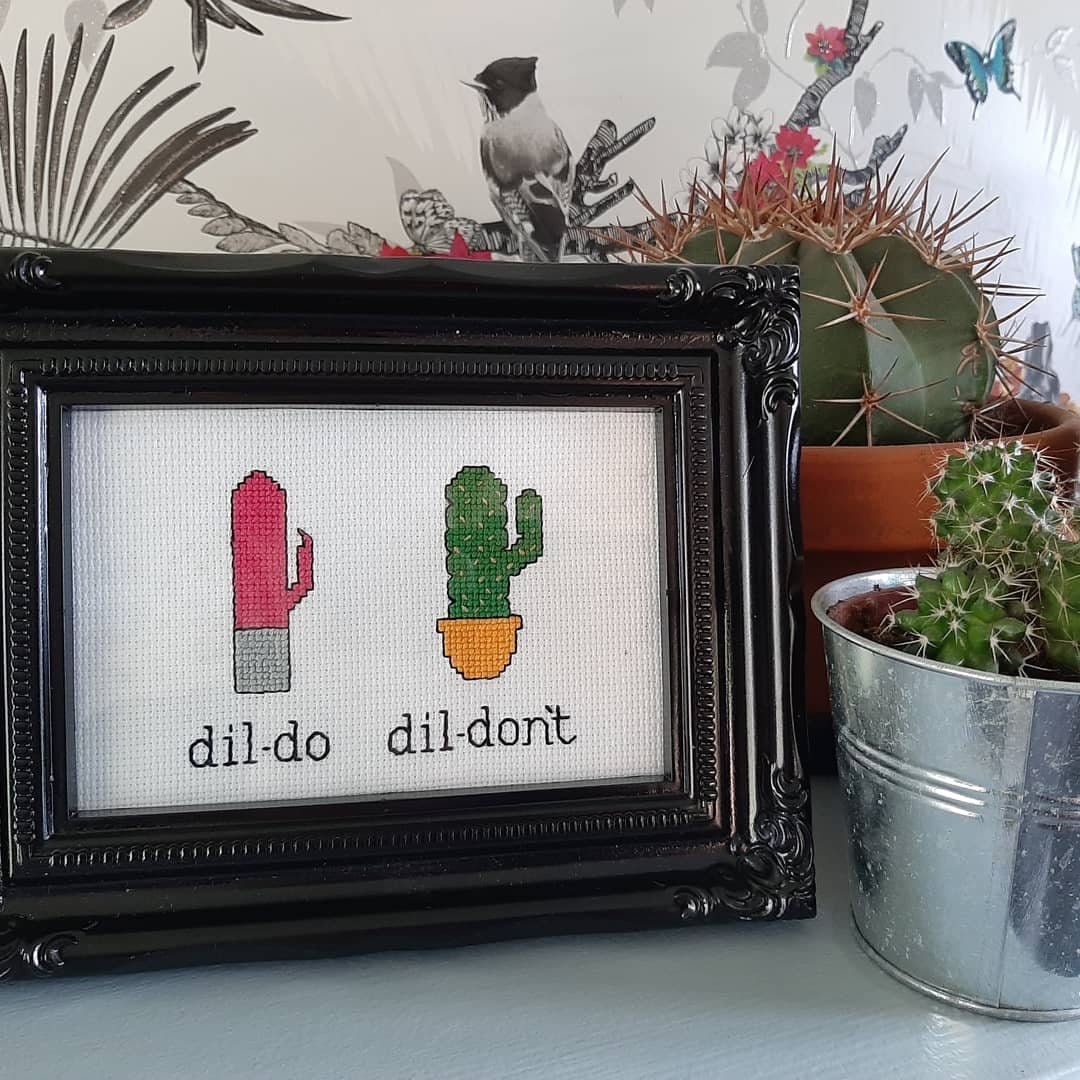 Dil-do Cross Stitch Pattern - Etsy UK