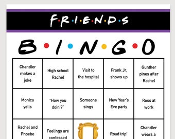 DIGITAL the Office TV Show Bingo set of 8 (Instant Download) - Etsy