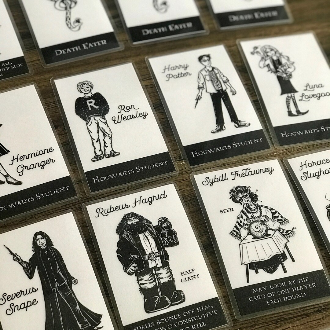 Wizard Mafia - DIGITAL HP Game, Werewolf Mafia Game Party, Gift ...