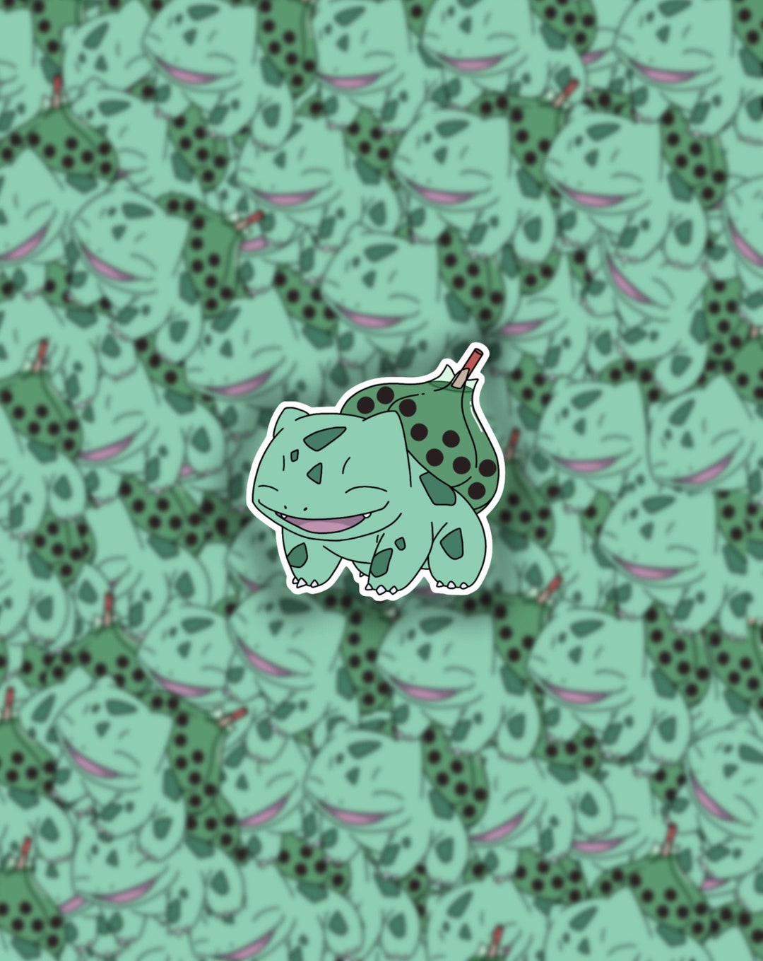 Bobasaur Sticker Bulbasur With Boba in Shell Pokemon Sticker - Etsy