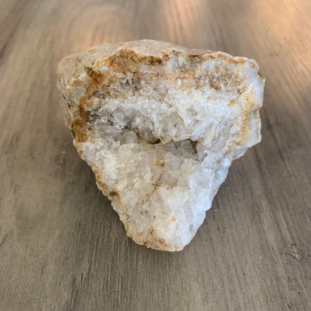 Natural Kentucky Geode - Beautiful Clear Quartz Crystals - 6.7 Ounces ...