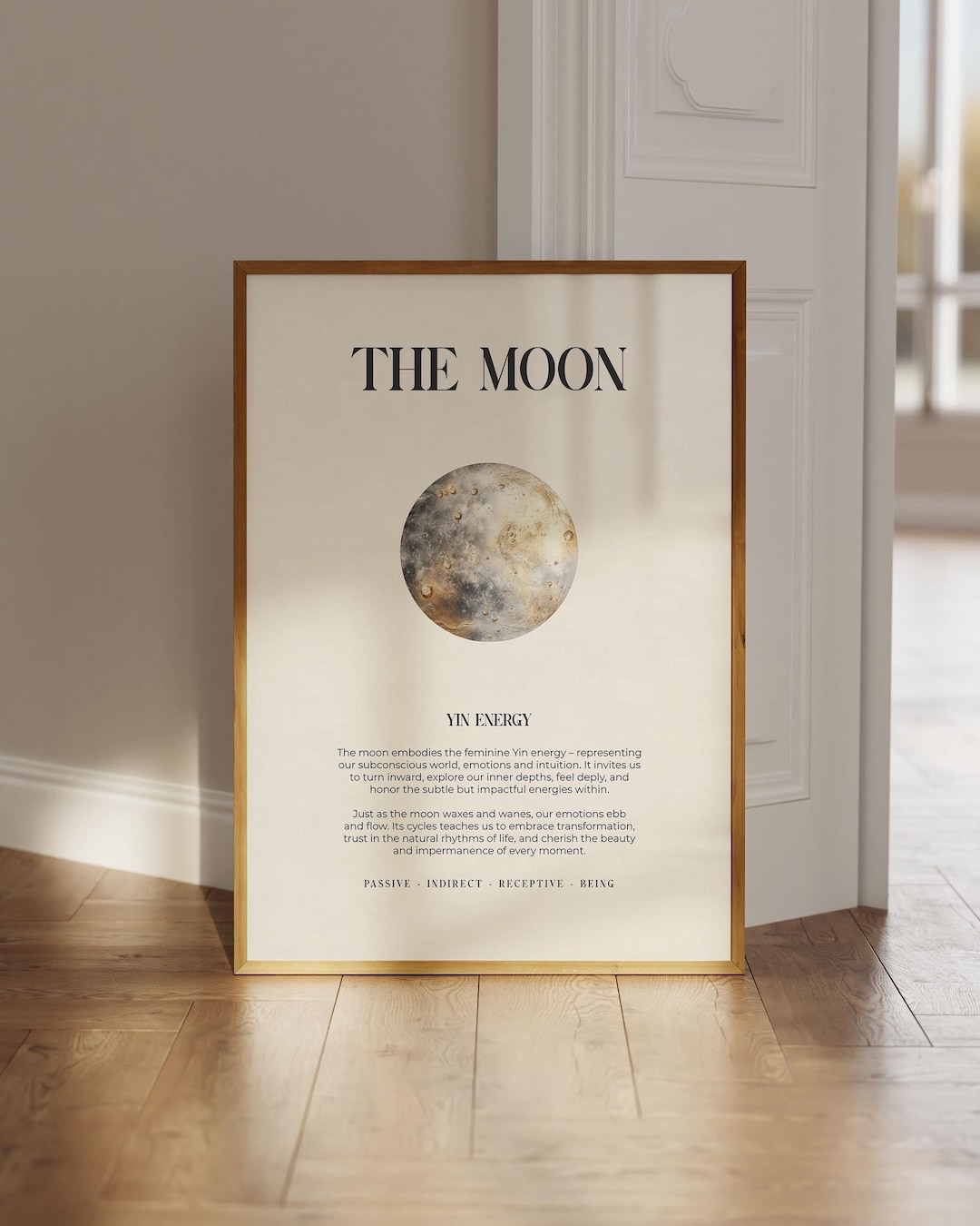 Moon Poster, Moon Wall Decor, Motivational Poster, Motivational Wall ...