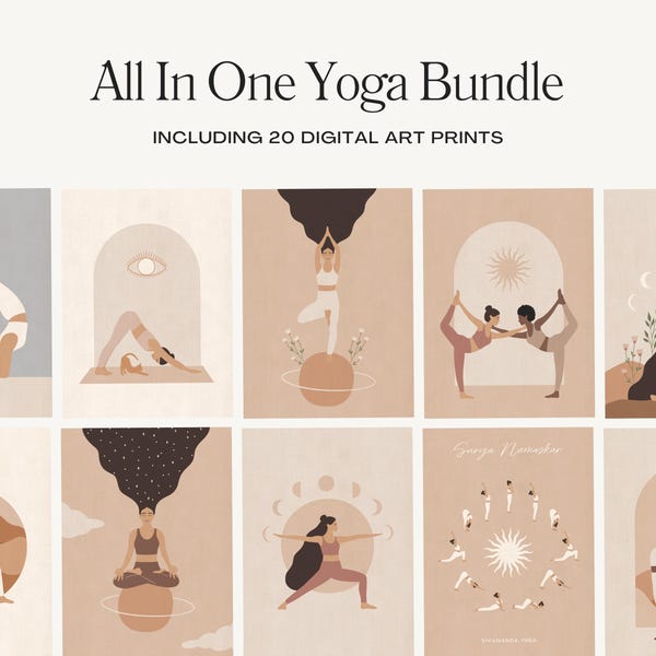 Yoga Poster - Etsy