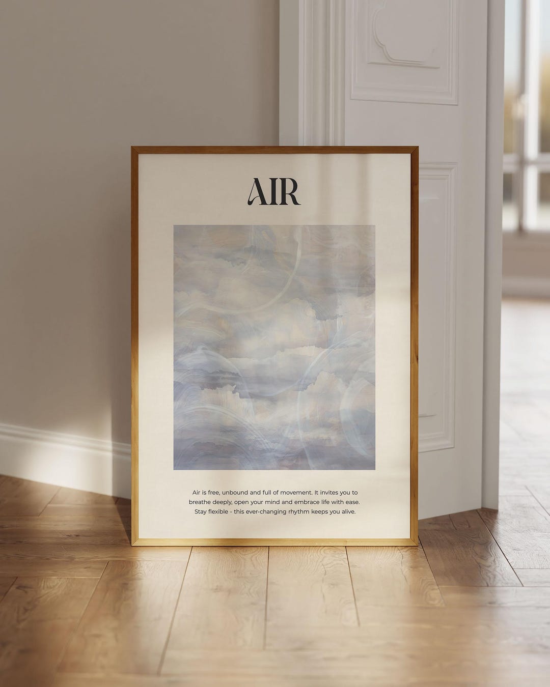 Inspirational Poster, Air Element Poster, Inspirational Wall Art ...