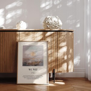 Wu Wei Definition Poster, Wu Wei Wall Art, Definition Poster - Etsy