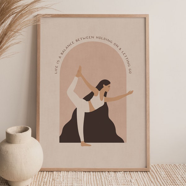 Life is a Balance of Holding on and Letting Go - Etsy