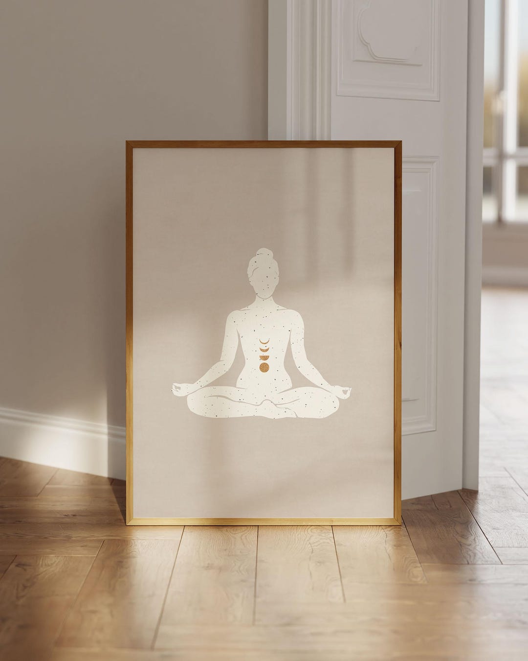 Yoga Poster, Yoga Wall Decor, Minimalist Yoga Wall Art, Meditation ...