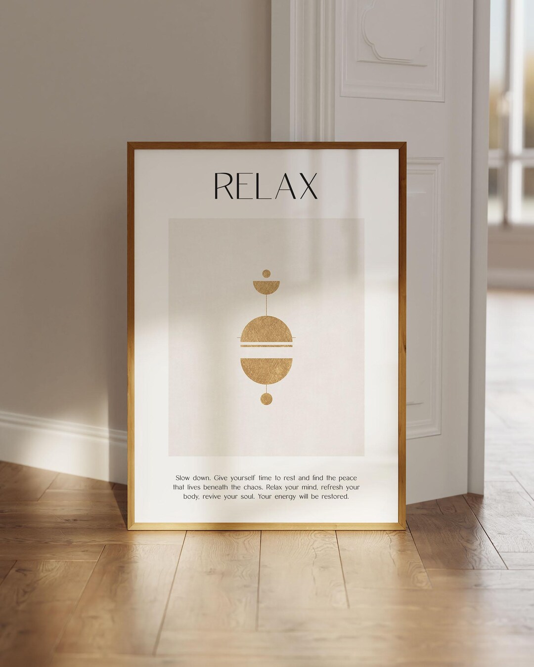 Relaxation Poster, Mindfulness Poster, Spiritual Quotes Wall Art ...