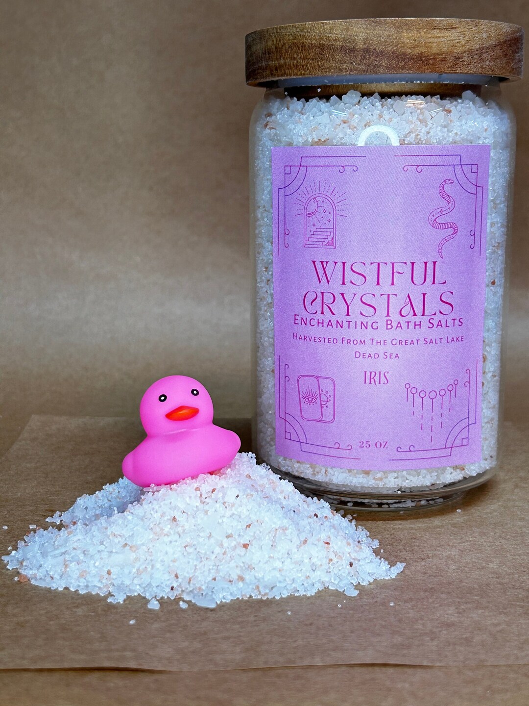 Iris, Wistful Crystals, Enchanting Bath Salts, Great Salt Lake Dead Sea ...