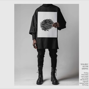 Ferrofluid SVG, Cymatic Vibration, Transmutation, Industrial Cut File ...