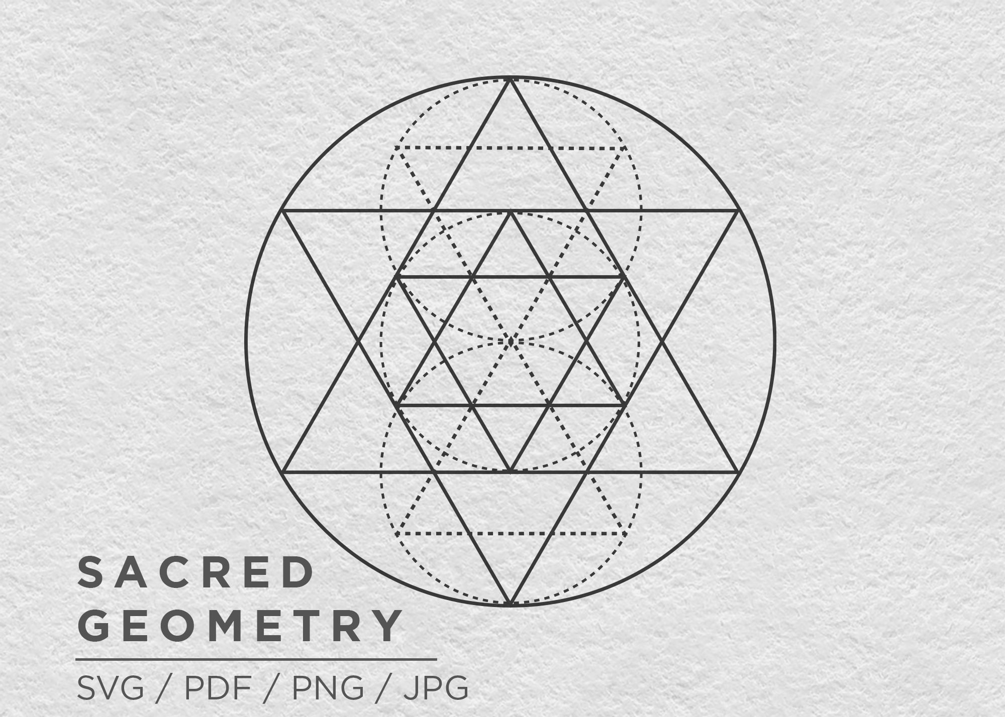 Sacred Geometry SVG Cut File Merkaba Digital File New Age - Etsy