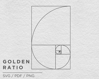 Golden Ratio Svg File - Etsy
