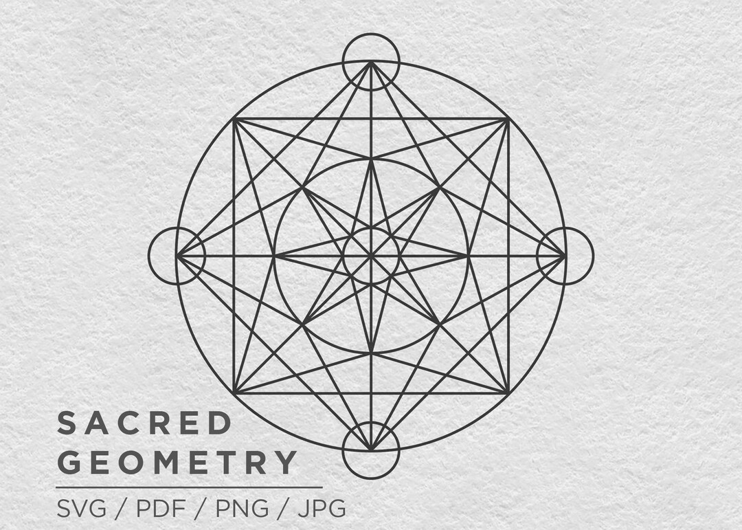 Sacred Geometry SVG, Octagram, Star of Venus, Eight Pointed Star ...