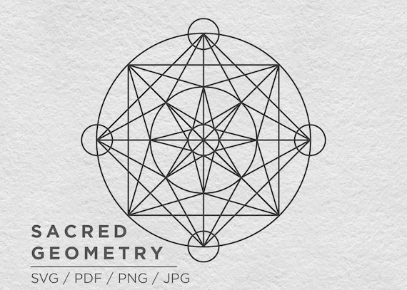 Sacred Geometry SVG Octagram Star of Venus Eight Pointed - Etsy