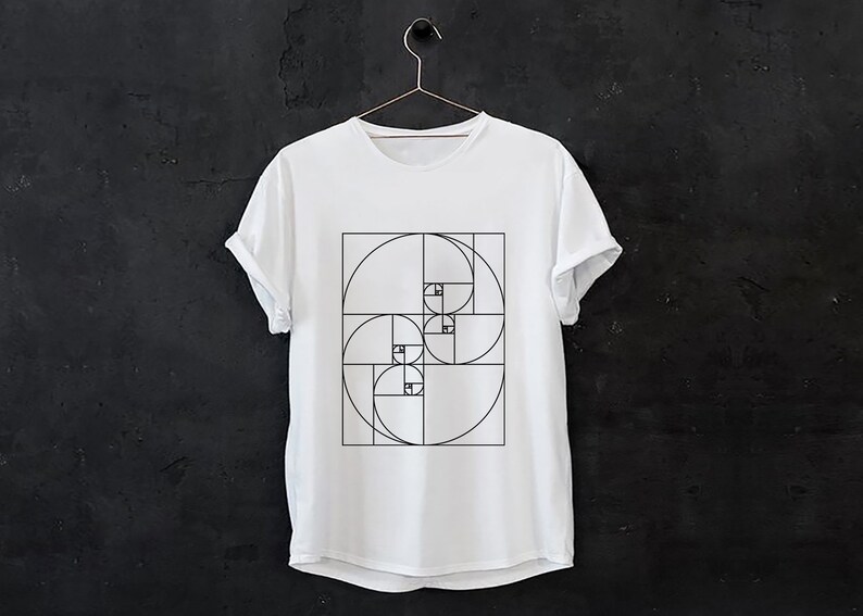 Golden Ratio SVG, Vector, Decal, Spiral, Phi, Print, Cut File, Digital ...