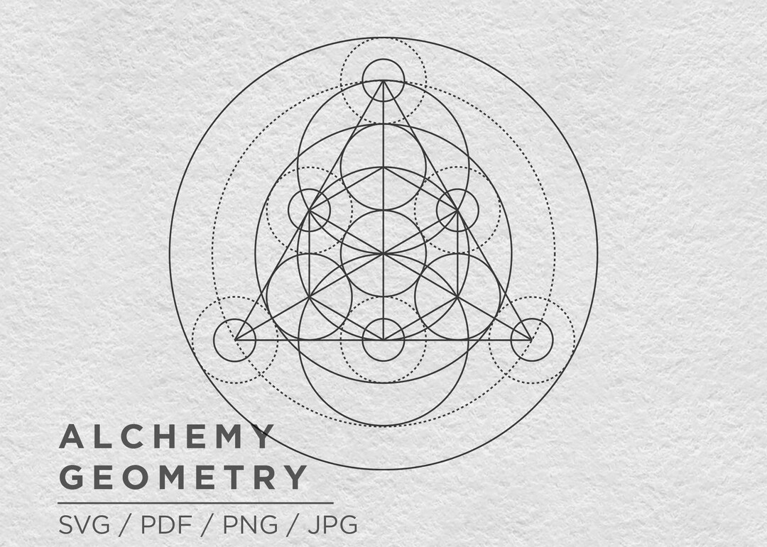 Alchemy Geometry, SVG, Transmutation, Energy Grid, Crystal Grid, Cut ...