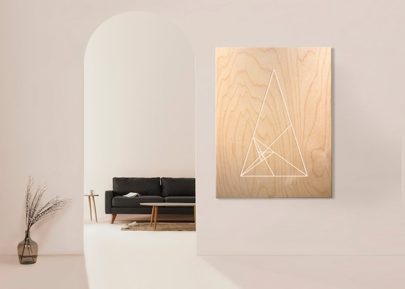 Golden Ratio Triangle SVG Vector Decal Spiral Phi Print - Etsy