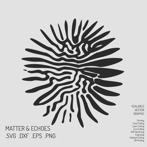 Ferrofluid SVG, Cymatic Vibration, Transmutation, Industrial Cut File ...