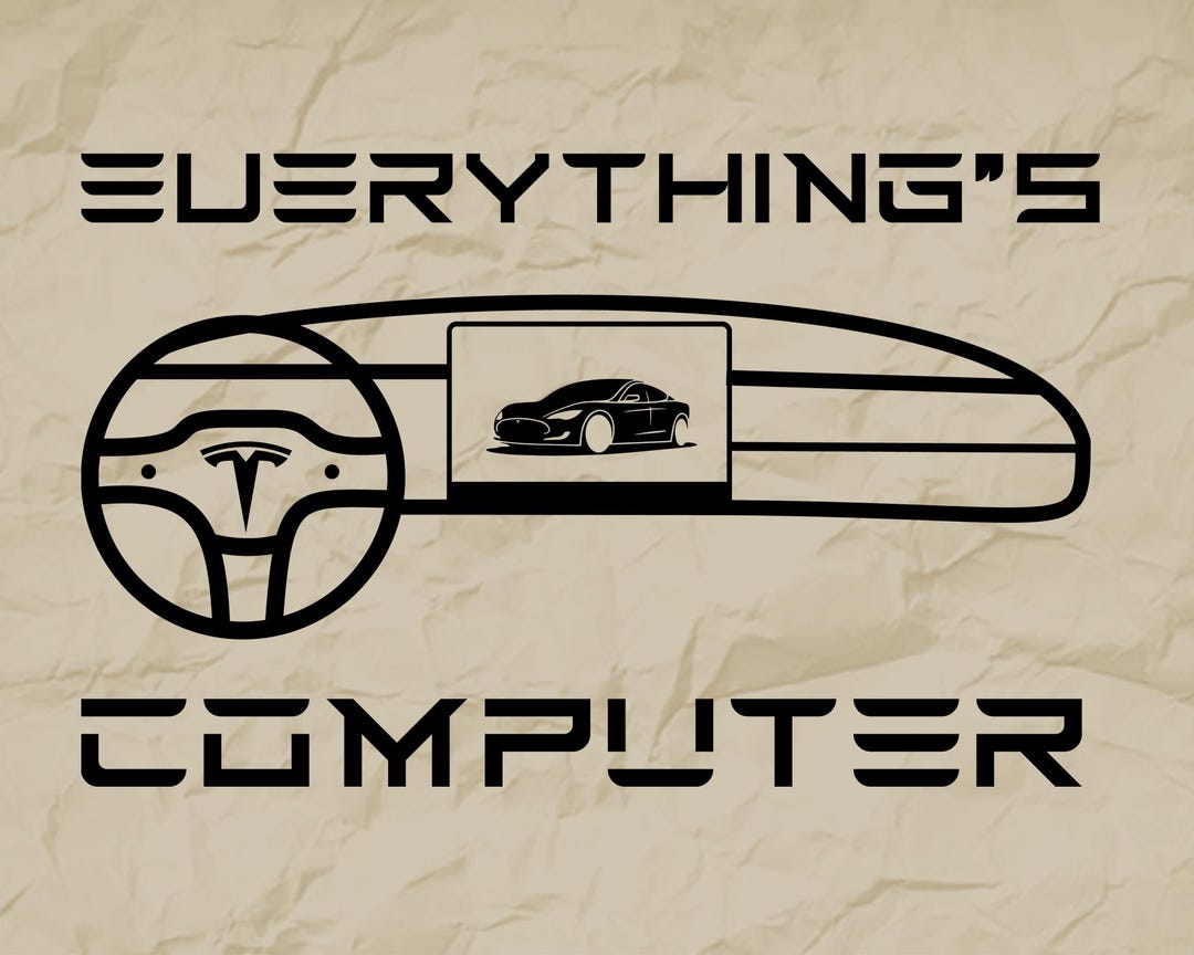 Everything's Computer, Tesla, Tesler - Etsy