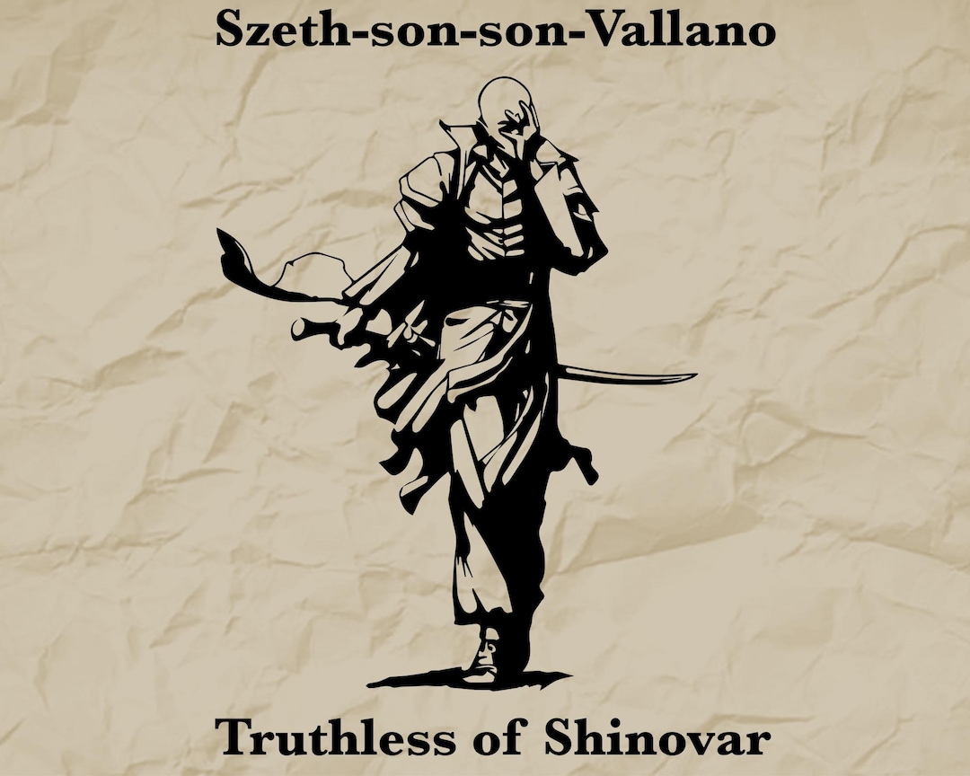Szeth-son-son-vallano, Truthless of Shinovar, SVG, Brandon Sanderson ...