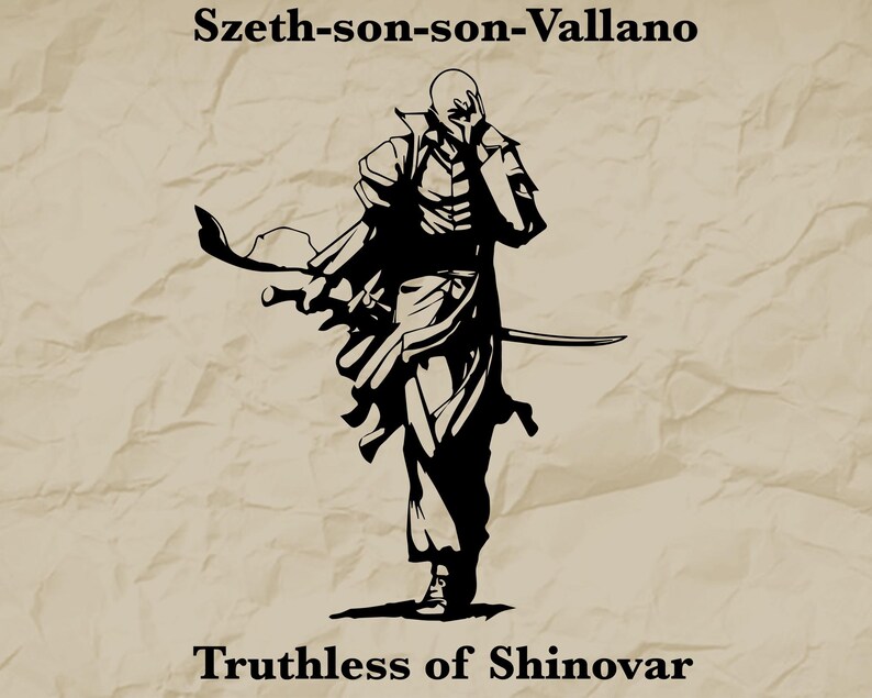 Szeth-son-son-vallano, Truthless of Shinovar, SVG, Brandon Sanderson ...