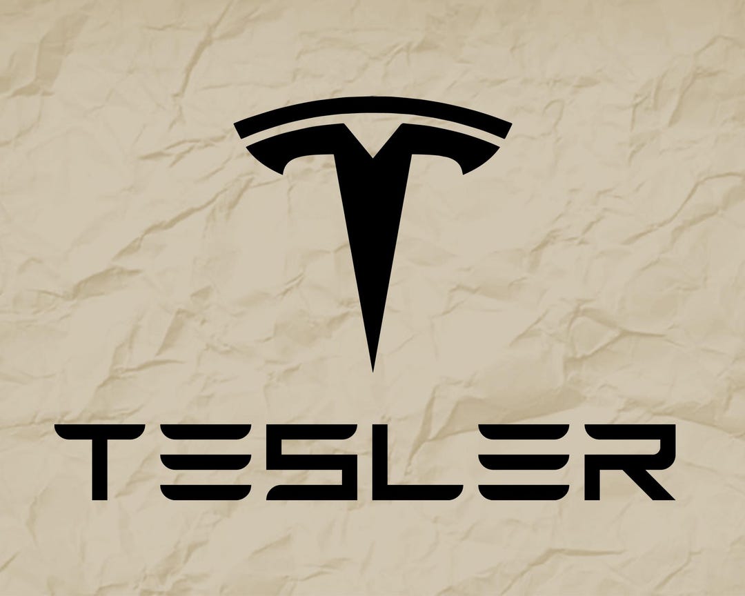 Tesler Car Logo SVG DXF, Cricut Silhouette (digital Download) - Etsy