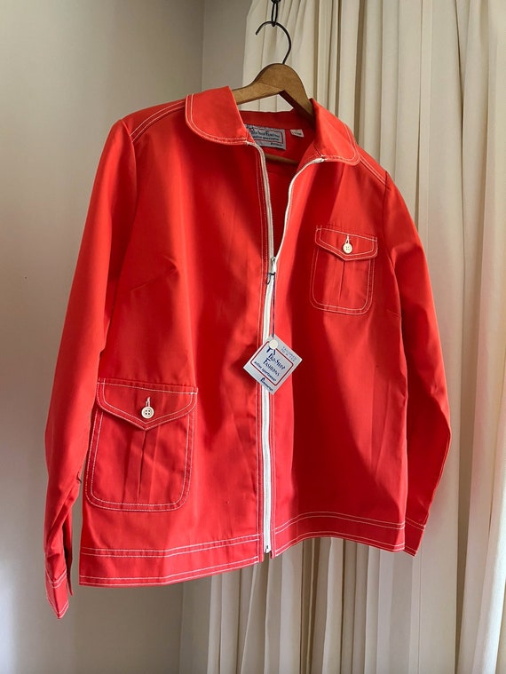 vintage 1970s red chore - Gem