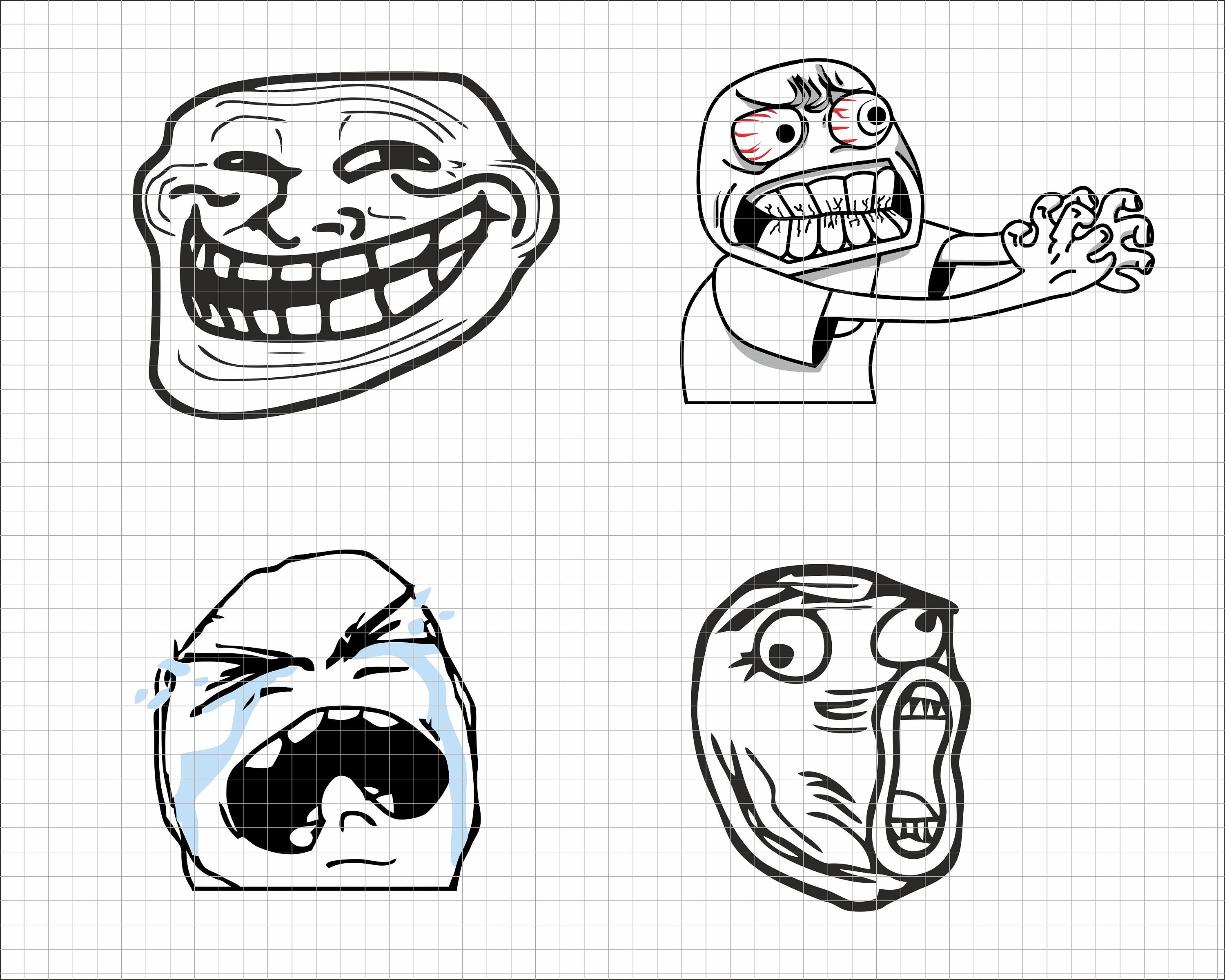 Classic Memes SVG PNG DXF File Formats for Easy Cricut | Etsy Canada