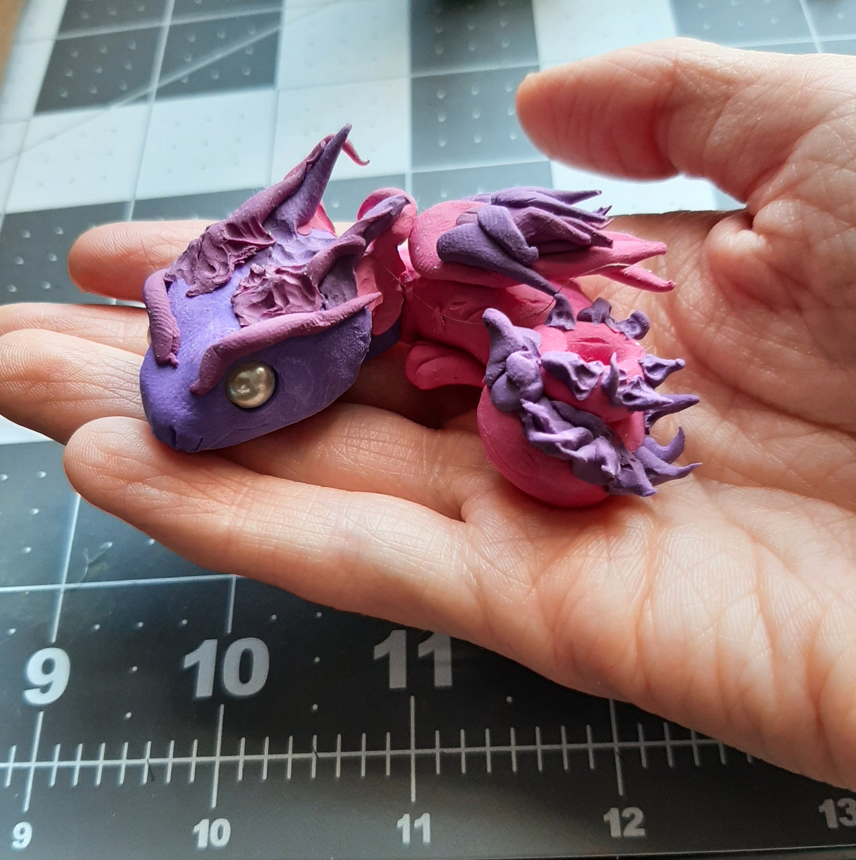 LGBTQ Flag Themed Clay Dragons aromantic Asedxual Aceflux - Etsy