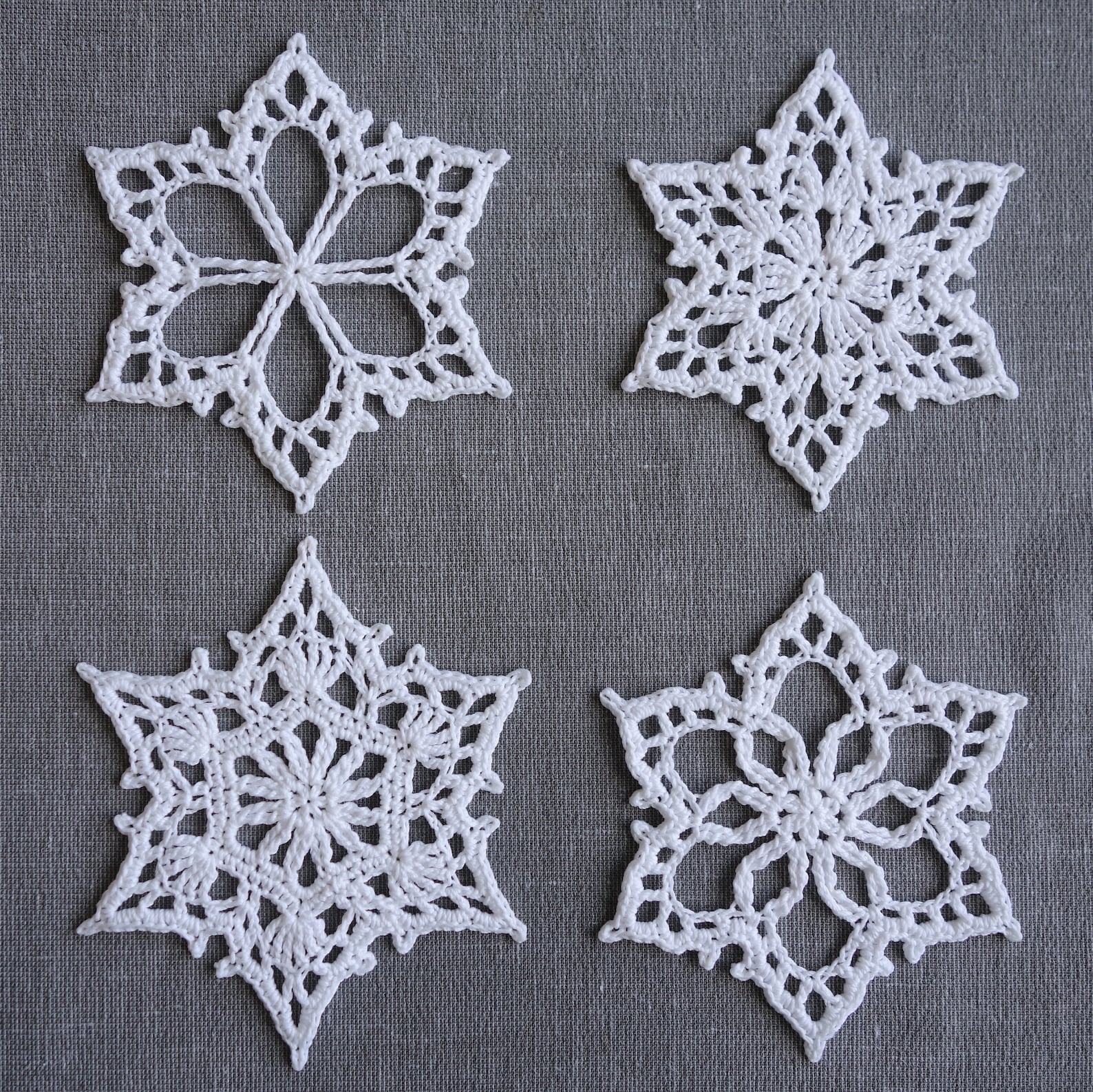 Mix and Match Snowflakes: an Ebook of Crocheted Snowflakes - Etsy Canada