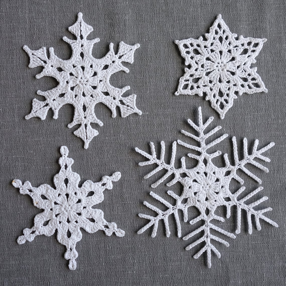 Mix and Match Snowflakes: an Ebook of Crocheted Snowflakes - Etsy